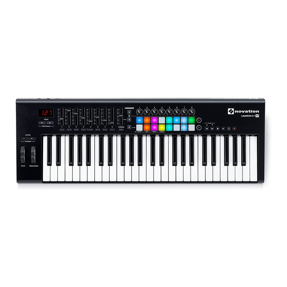 Novation Launchkey 49 Getting Started Guide | ManualsLib