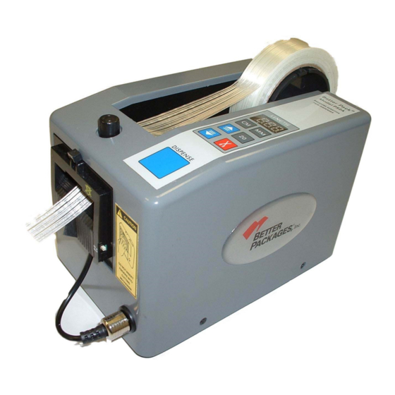 BETTER PACKAGES PS2A OPERATOR'S MANUAL Pdf Download | ManualsLib