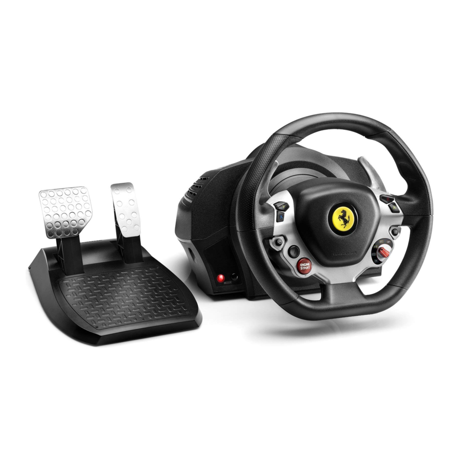 Thrustmaster TX Racing Wheel Ferrari 458 Italia Edition Manual | ManualsLib