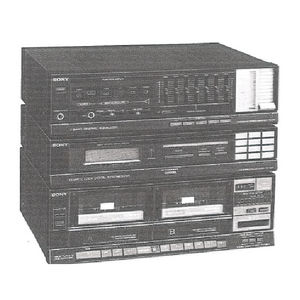 Sony LBT-V50W Manuals | ManualsLib