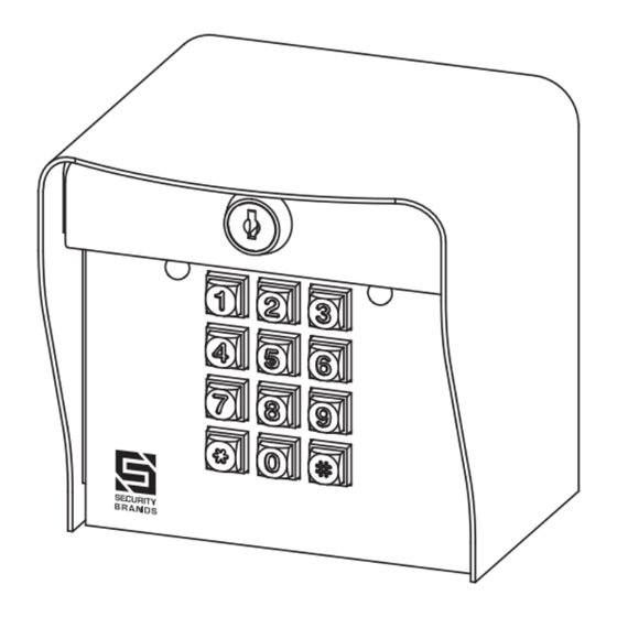 Security Brands 19-100 access control keypad Installation and ...