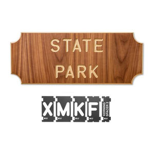 ROCKLER INTERLOCK SIGNMAKER'S SCRIPT FONT TEMPLATE INSTRUCTIONS MANUAL ...