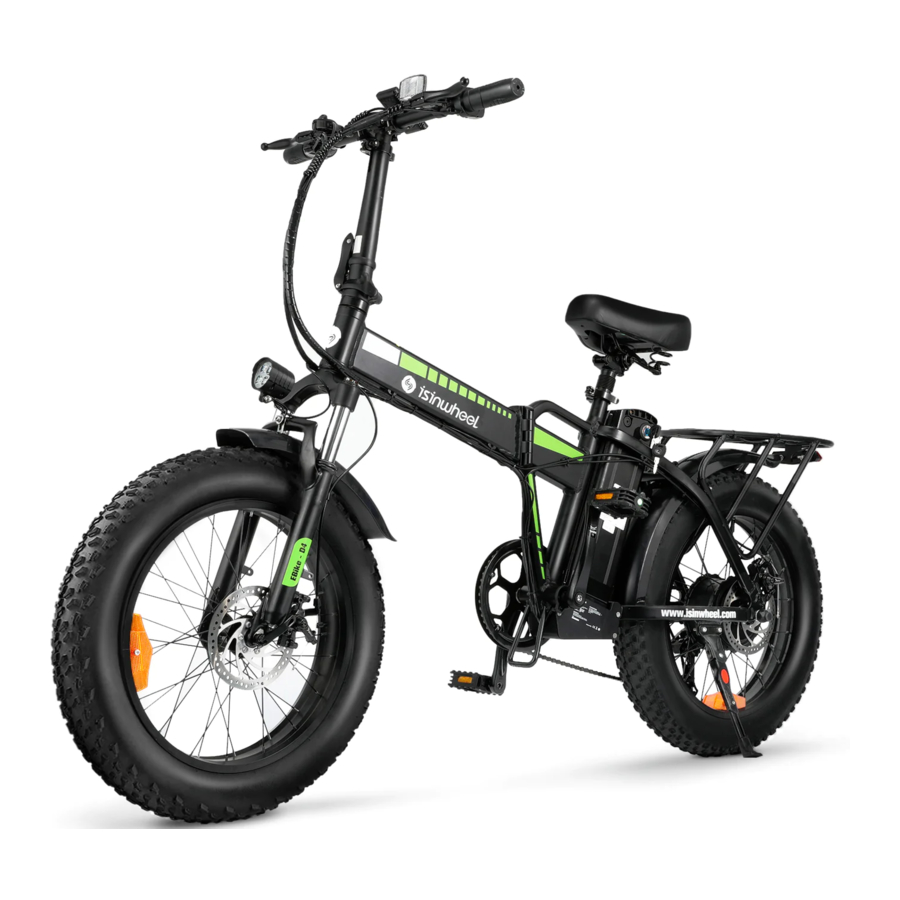 iSinwheel EBIKE D4 - Electric Bike Manual | ManualsLib
