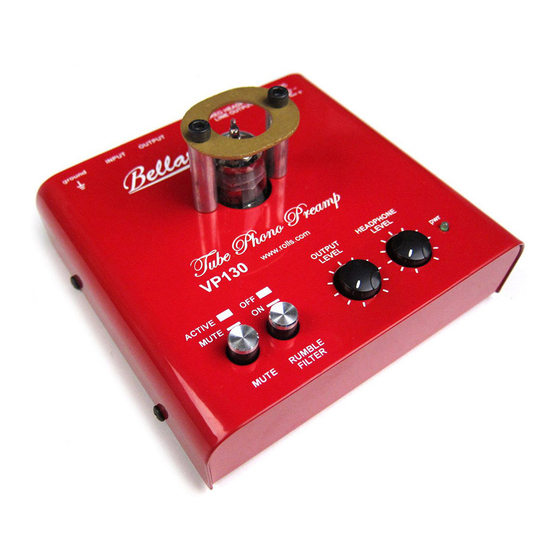 BELLARI VP130 USER MANUAL Pdf Download | ManualsLib