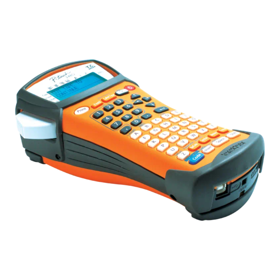 BROTHER P-TOUCH 2480 USER MANUAL Pdf Download | ManualsLib