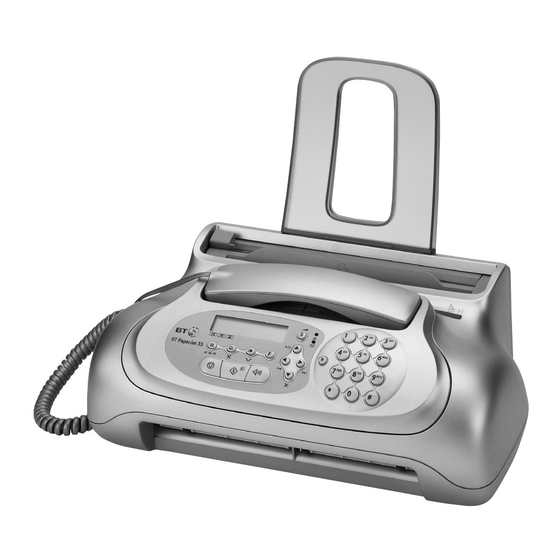 BT PAPERJET 35 USER MANUAL Pdf Download | ManualsLib