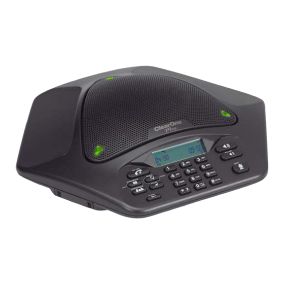 CLEARONE AUDIO CONFERENCING SOLUTION MANUAL Pdf Download | ManualsLib