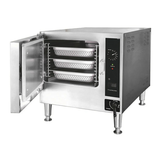 CLEVELAND STEAM COOKER AND RETHERMALIZATION UNIT 22CET3A OPERATOR'S ...