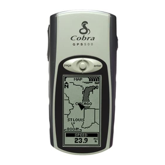 COBRA GPS 500 OPERATING INSTRUCTIONS MANUAL Pdf Download | ManualsLib