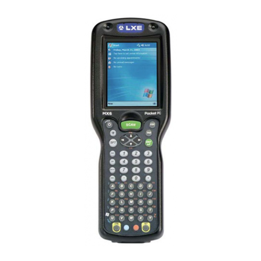 LXE MX6 USER MANUAL Pdf Download | ManualsLib