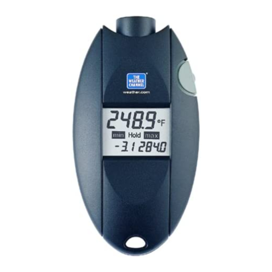 LA CROSSE TECHNOLOGY INFRASCAN IR 101TWC THERMOMETER INSTRUCTION MANUAL ...