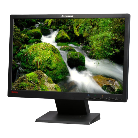 LENOVO THINKVISION L194 MONITOR SPECIFICATIONS | ManualsLib