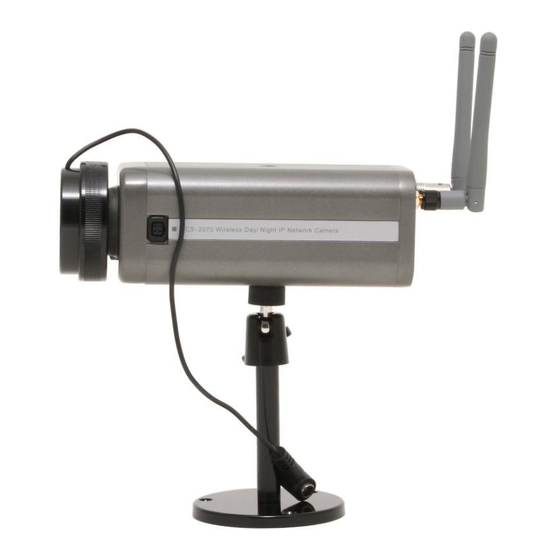 LEVELONE CAMCON WCS-2070 SECURITY CAMERA SPECIFICATIONS | ManualsLib