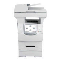 Lexmark X854e Manuals | ManualsLib