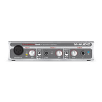 M-AUDIO FIREWIRE SOLO FIREWIRE USER MANUAL | ManualsLib