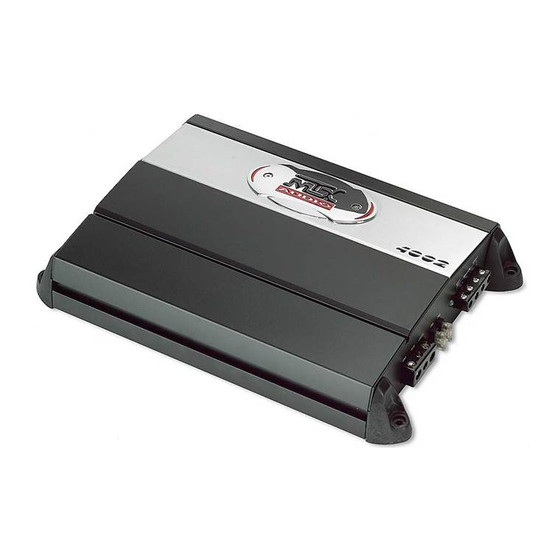 MTX MXA4001 CAR AMPLIFIER OWNER'S MANUAL | ManualsLib