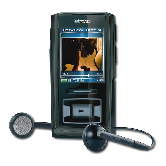 MEMOREX MMP8640 MP3 PLAYER USER MANUAL | ManualsLib