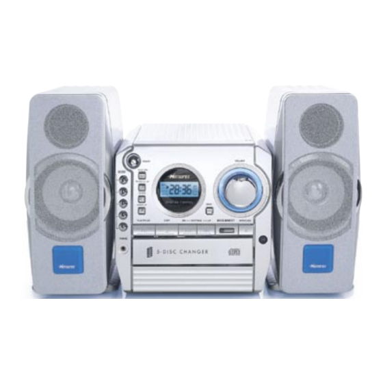 MEMOREX MX4501 STEREO SYSTEM SPECIFICATION SHEET | ManualsLib