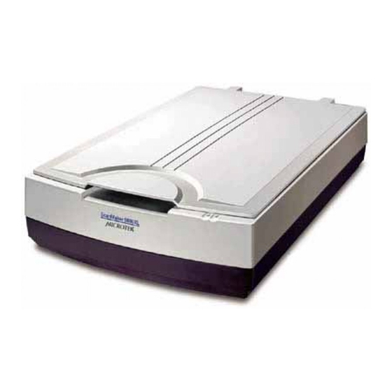 MICROTEK TMA 1000XL SCANNER QUICK START | ManualsLib