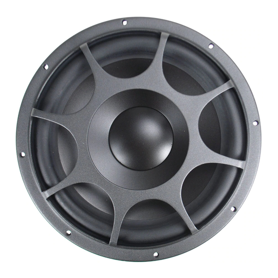 MOREL ADMW 10 SUBWOOFER INSTALL MANUAL | ManualsLib