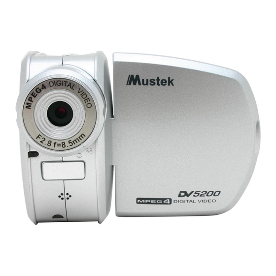 MUSTEK DV 5200 CAMCORDER USER MANUAL | ManualsLib