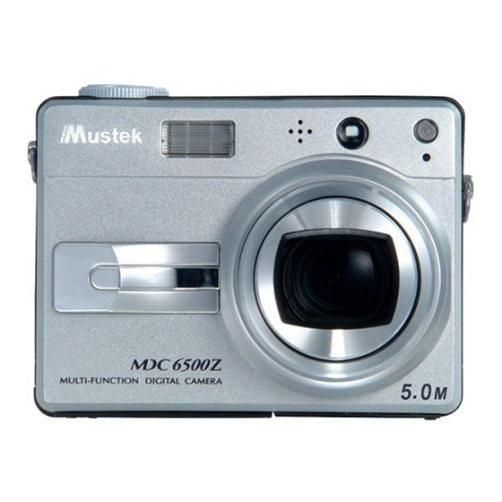MUSTEK MDC 6500Z DIGITAL CAMERA USER MANUAL | ManualsLib