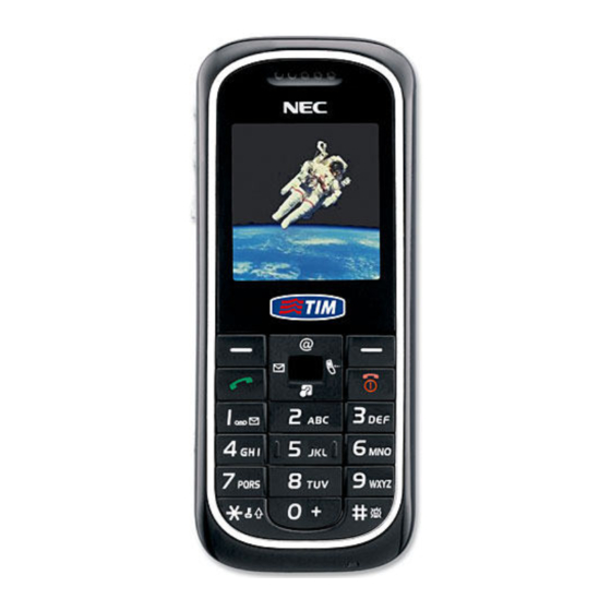 NEC E122 CELL PHONE USER MANUAL | ManualsLib