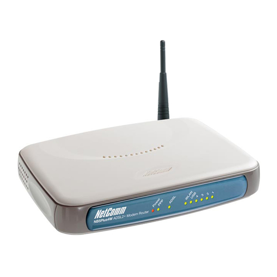NETCOMM NB5PLUS4W NETWORK ROUTER FIRMWARE UPGRADE MANUAL | ManualsLib