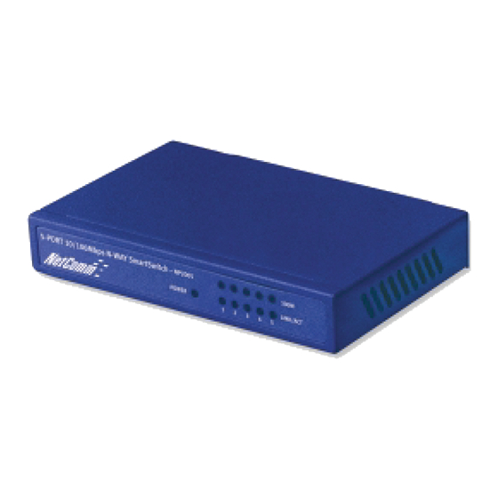 NETCOMM NP2005 SWITCH SPECIFICATIONS | ManualsLib