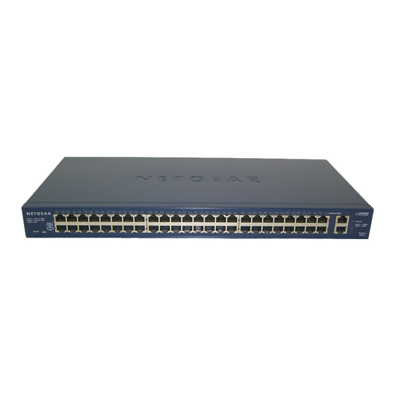 NETGEAR PROSAFE FS726T SWITCH USER MANUAL | ManualsLib