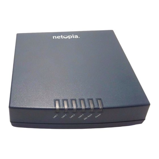 NETOPIA 3340 NETWORK ROUTER SPECIFICATIONS | ManualsLib
