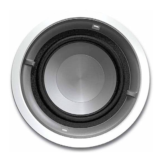 NILES CM950SUB SUBWOOFER SPECIFICATION SHEET | ManualsLib