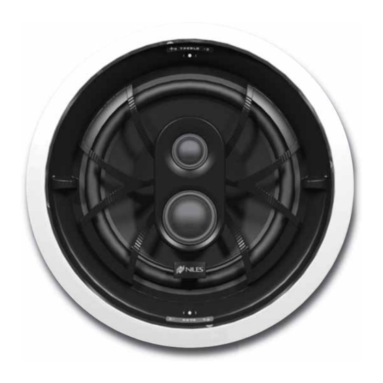NILES CM953 SPEAKER SPECIFICATION SHEET | ManualsLib