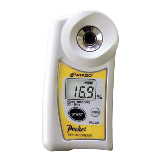 ATAGO PAL-85S INSTRUCTION MANUAL Pdf Download | ManualsLib