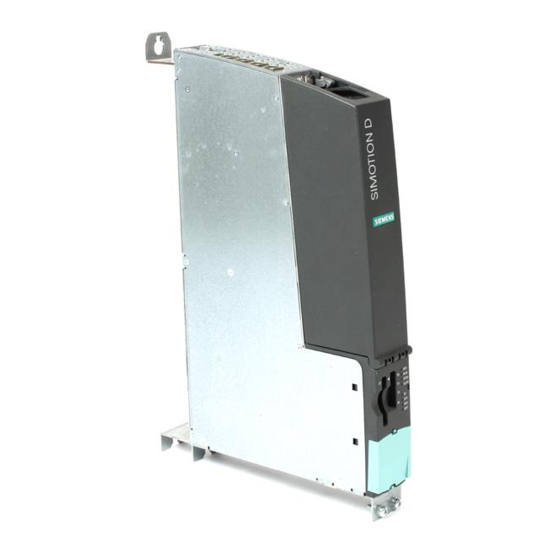 SIEMENS SIMOTION D4 SERIES MANUAL Pdf Download | ManualsLib