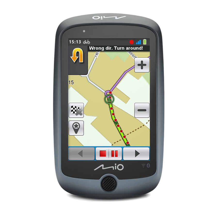 Mio Cyclo Discover Quick Start Guide | ManualsLib