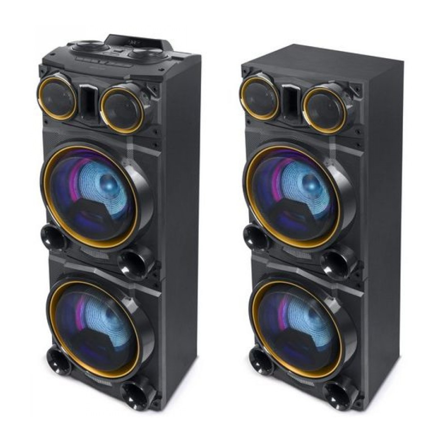 Muse M-2985 DJ - Party Box Bluetooth Speaker Manual | ManualsLib