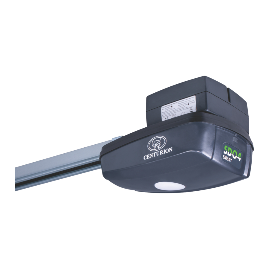 CENTURION SYSTEMS SDO4 SMART - Garage Door Operators Quick Guide | ManualsLib