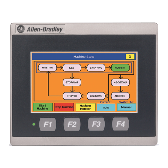 ROCKWELL AUTOMATION ALLEN-BRADLEY PANELVIEW 800 HMI INSTALLATION ...