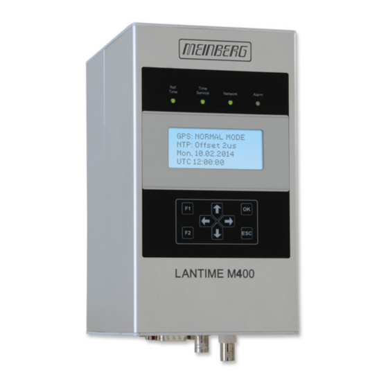 MEINBERG LANTIME M400 TECHNICAL REFERENCE Pdf Download | ManualsLib