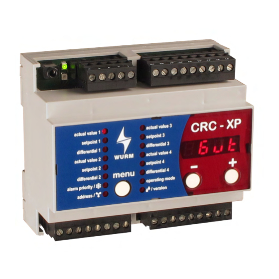 WURM CRC-XP QUICK START MANUAL Pdf Download | ManualsLib