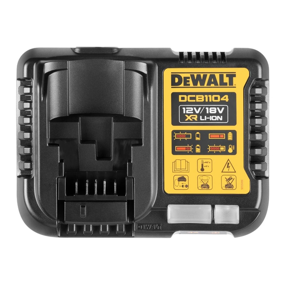 DEWALT DCB1104 ORIGINAL INSTRUCTIONS MANUAL Pdf Download | ManualsLib
