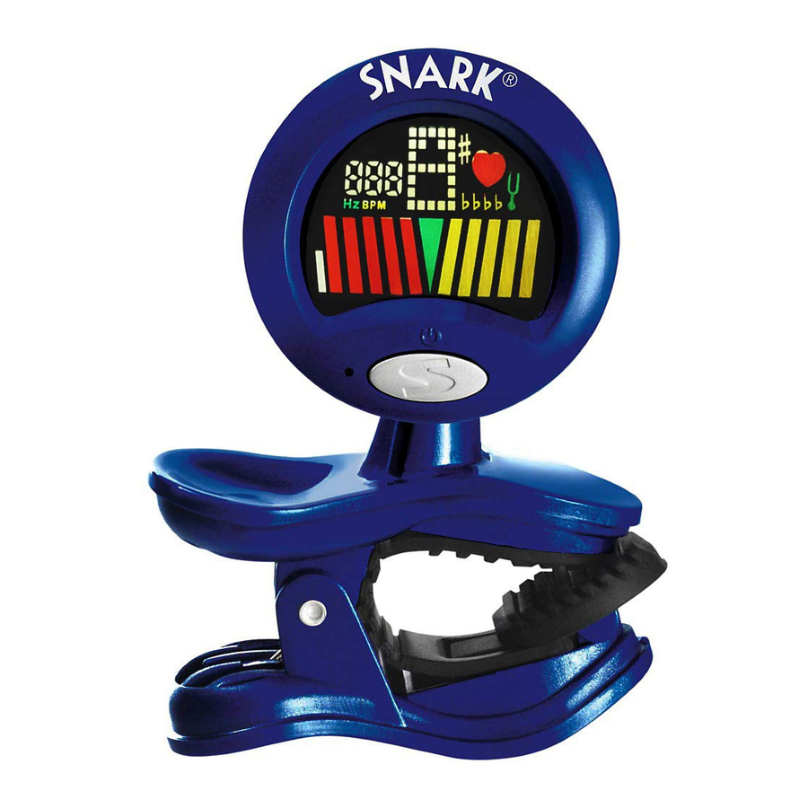 Snark SN-14 - Guitar Tuner Manual | ManualsLib