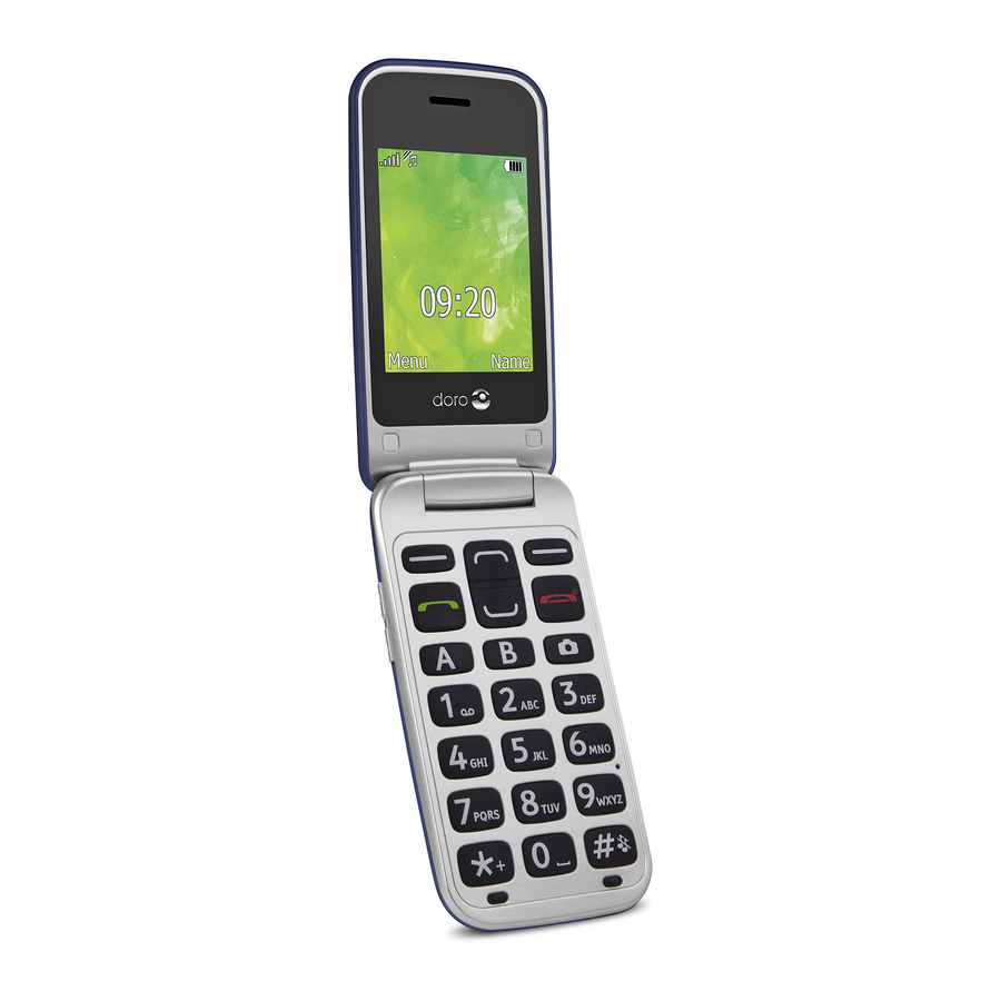 Doro 2414 - Mobile Phone Quick Start Guide | ManualsLib