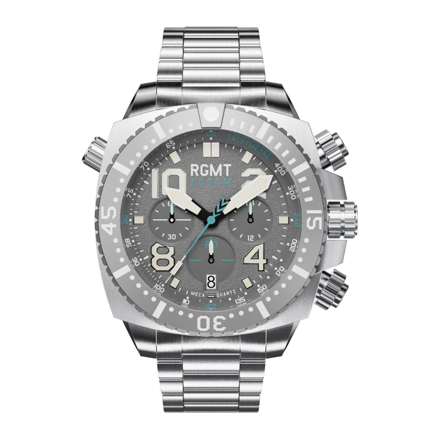 RGMT DEMOLITION - Meca-Quartz Chronograph Watch Manual And Review ...