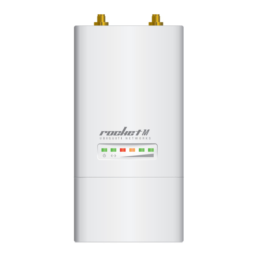 Ubiquiti Rocket M Series M900/M2/M3/M365/M5/M6 Manual | ManualsLib