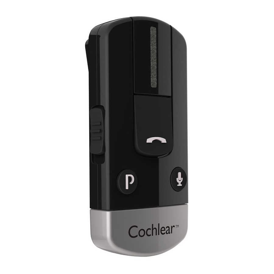 Cochlear BTB-2 - ZONE 7 Wireless Phone Clip Manual | ManualsLib