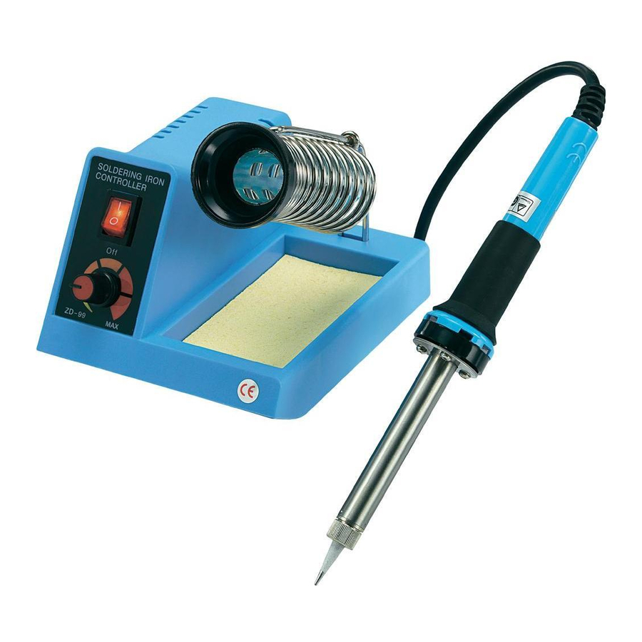BASETech ZD-99 - Analogue Soldering Station 48W Manual | ManualsLib