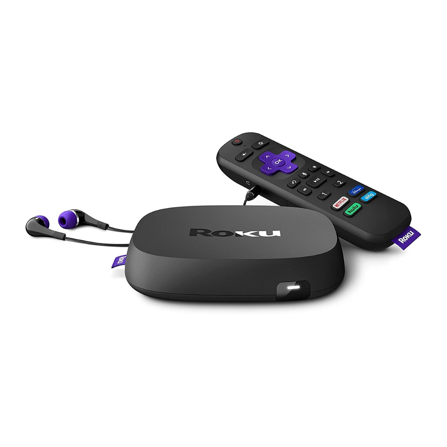 Roku Ultra - Streaming Device Quick Start Guide | ManualsLib