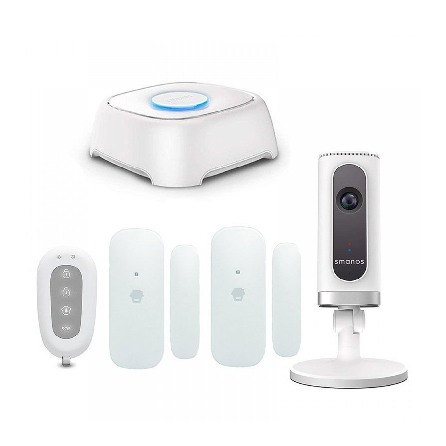 Smanos W120i - WiFi Alarm System With HD WiFi Camera Quick Guide ...